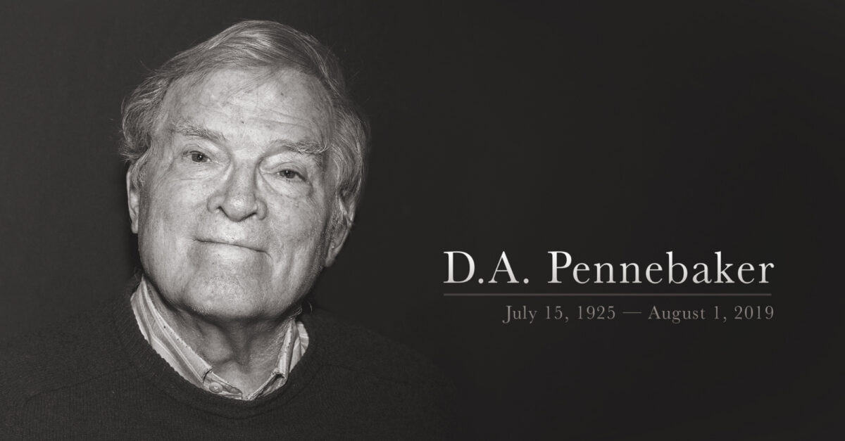 D.A. Pennebaker, Documentary Filmmaker of Original Cast Album: Company, Dies at 94 | Playbill